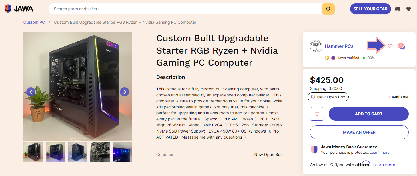 Contacting a Jawa Seller or Buyer – Jawa